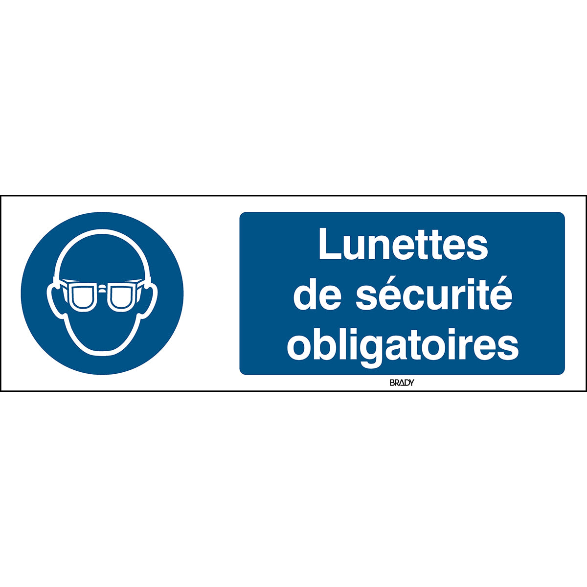Brady ISO sign “Use eye protection” – Safety glasses M004 – Schärer ...