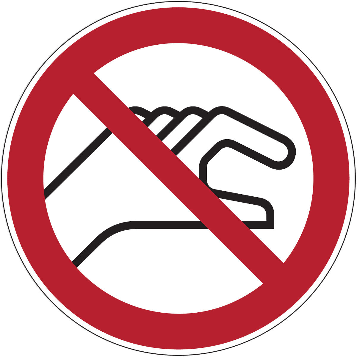 Mini pictogrammes - Interdiction de tendre la main – Schärer+Kunz AG ...